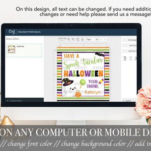 EDITABLE Have a Spook-tacular Halloween Treat Tags | Kids Halloween ...