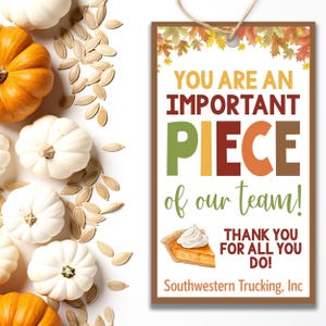 EDITABLE Any Way You Slice It We Are Grateful for You Thanksgiving Pie ...