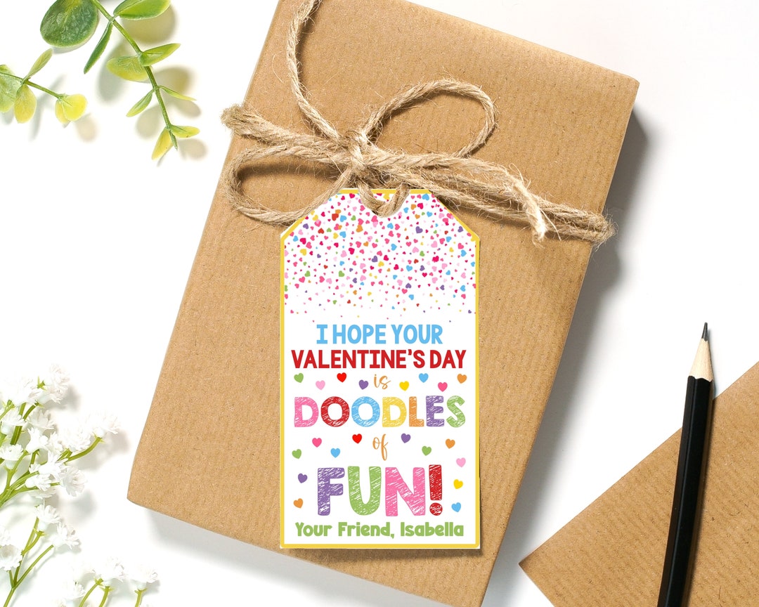 EDITABLE I Hope Your Valentine's Day is Doodles of Fun Valentine's Day ...