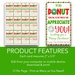EDITABLE Christmas Donut Gift Tags | Donut Know How Much We Appreciate ...