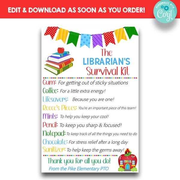Librarian - Etsy