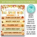 EDITABLE Fall Spirit Week Flyer School Spirit Week Flyer for Fall Work ...