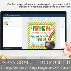 EDITABLE IRISH You Knew How Much We Appreciate You St. Patrick's Day ...