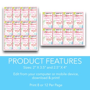EDITABLE Hope You Have a Spa-tacular Valentine's Day Gift Tag ...