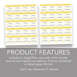 EDITABLE Thank You for Bee-ing a Great Teacher Thank You Tags | Honey ...