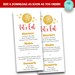 EDITABLE Gold Disco Ball Menu | Retro Disco Party Menu | Disco Party ...