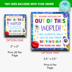 EDITABLE This School Year is Going to Be Out of This World Back to ...