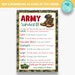 EDITABLE Army Survival Kit Tag | Army Deployment Gift Idea | Military ...
