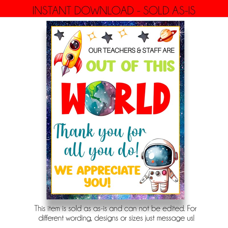 Out of This World Invitation - Etsy