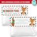 EDITABLE Reindeer Food Bag Topper Magic Reindeer Food Christmas Tags ...