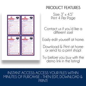 EDITABLE 911 Dispatcher's Survival Kit Tag | 911 Operator Thank You ...