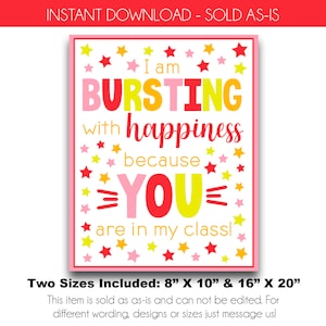 INSTANT DOWNLOAD | I Am Bursting With Excitement That You Are in My ...