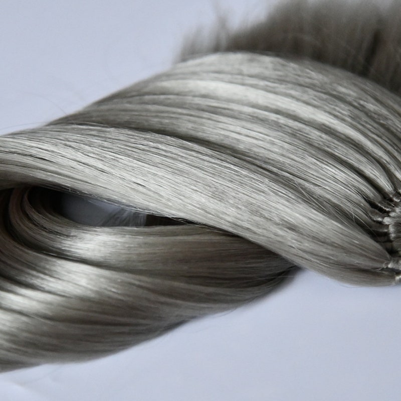 Grey Hair Extensions - Etsy