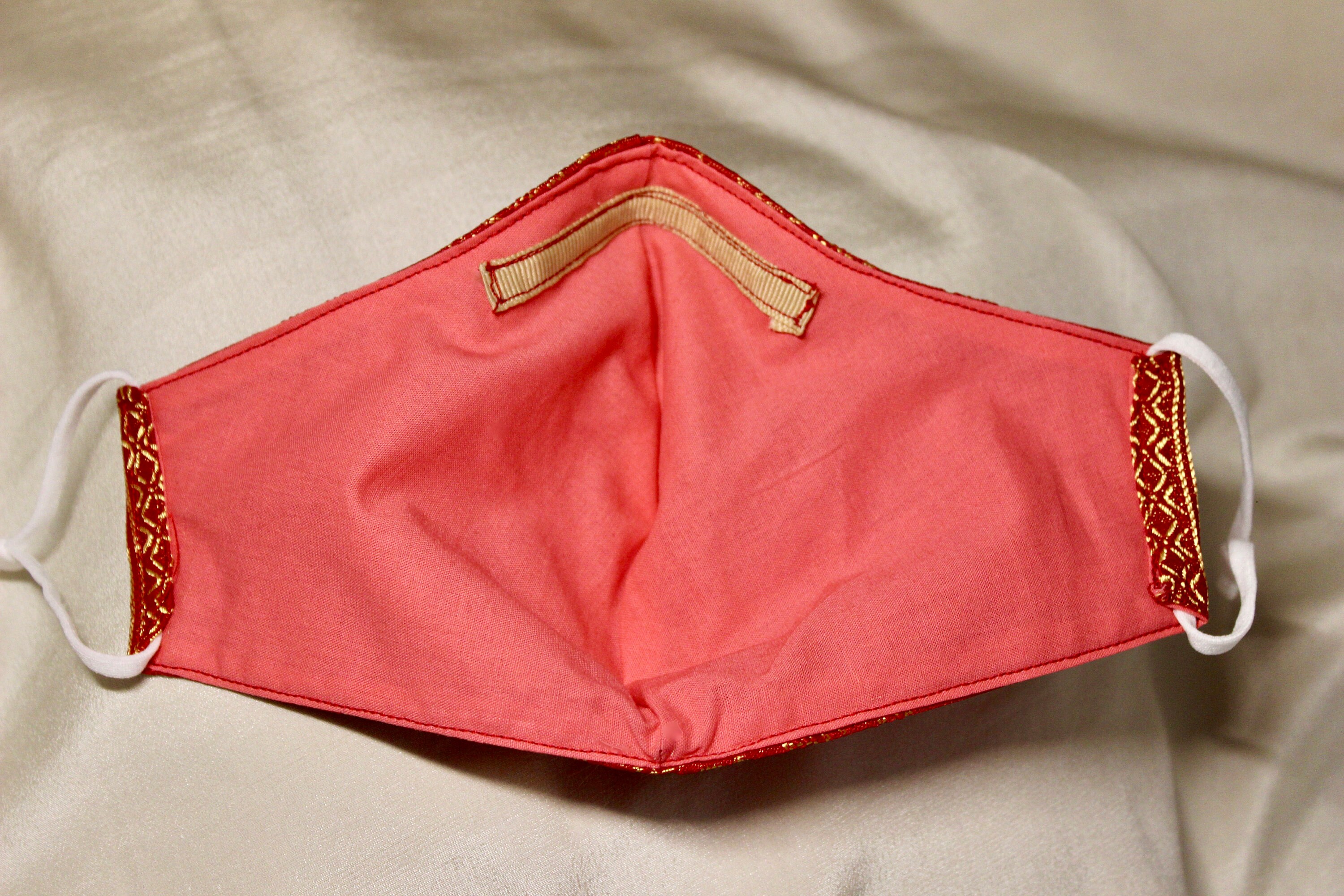 Golden Elephant Indian Face Mask / Formal Face Mask / | Etsy