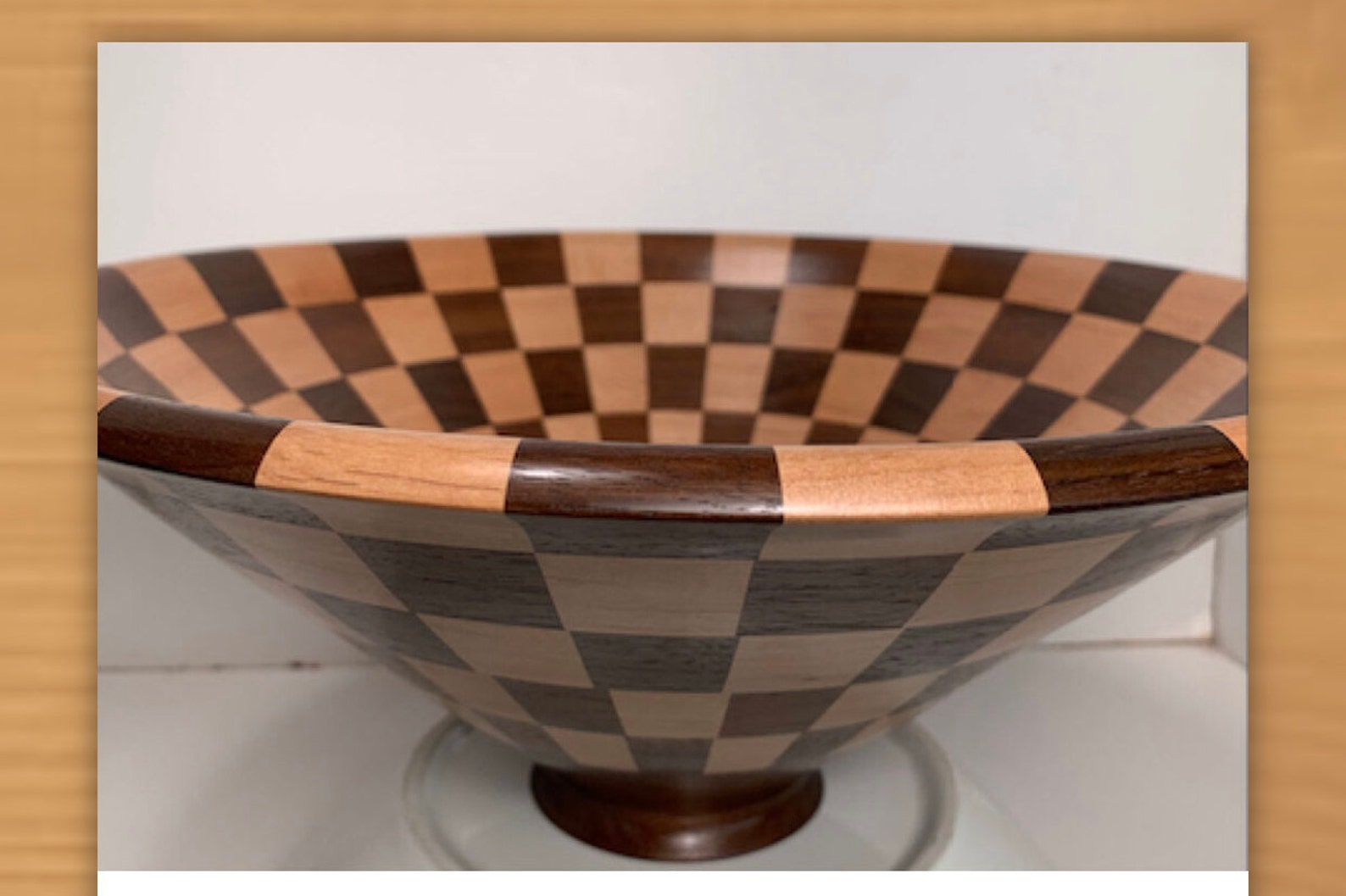 Large Segmented Checkered Bowl - Etsy Canada
