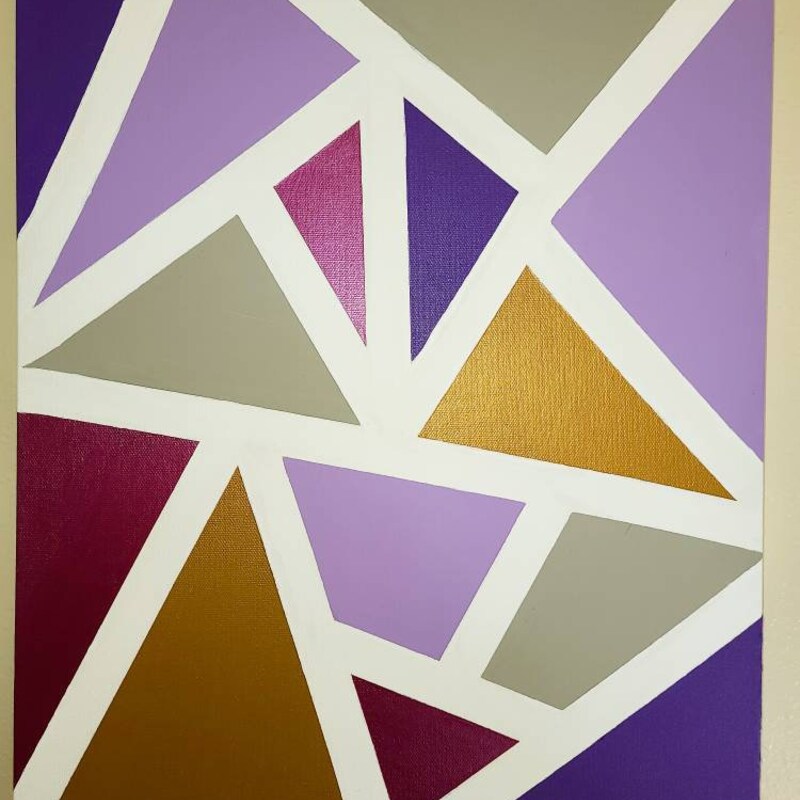 Geometric Painting - Etsy