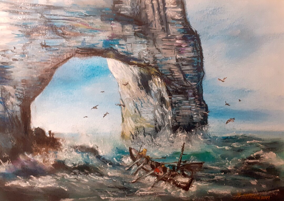 The Rescue of Claude Monet. Original Signed Art by Andrew Mcadam ...