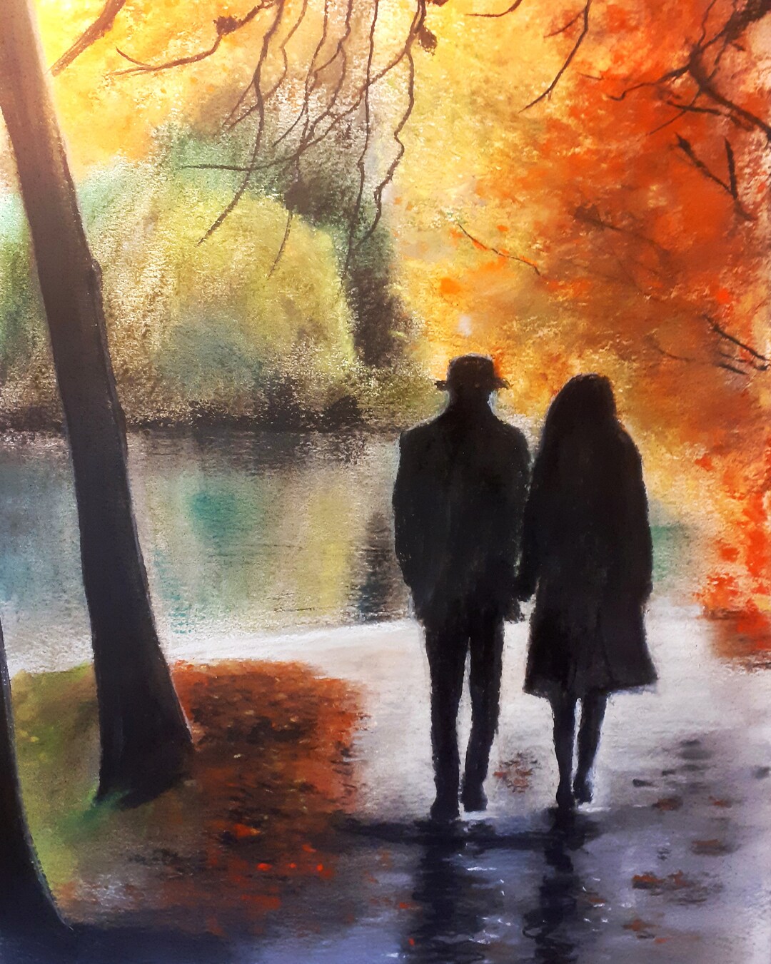 Sunday Afternoon. Original Signed Art by Andrew Mcadam. Unframed, Size ...