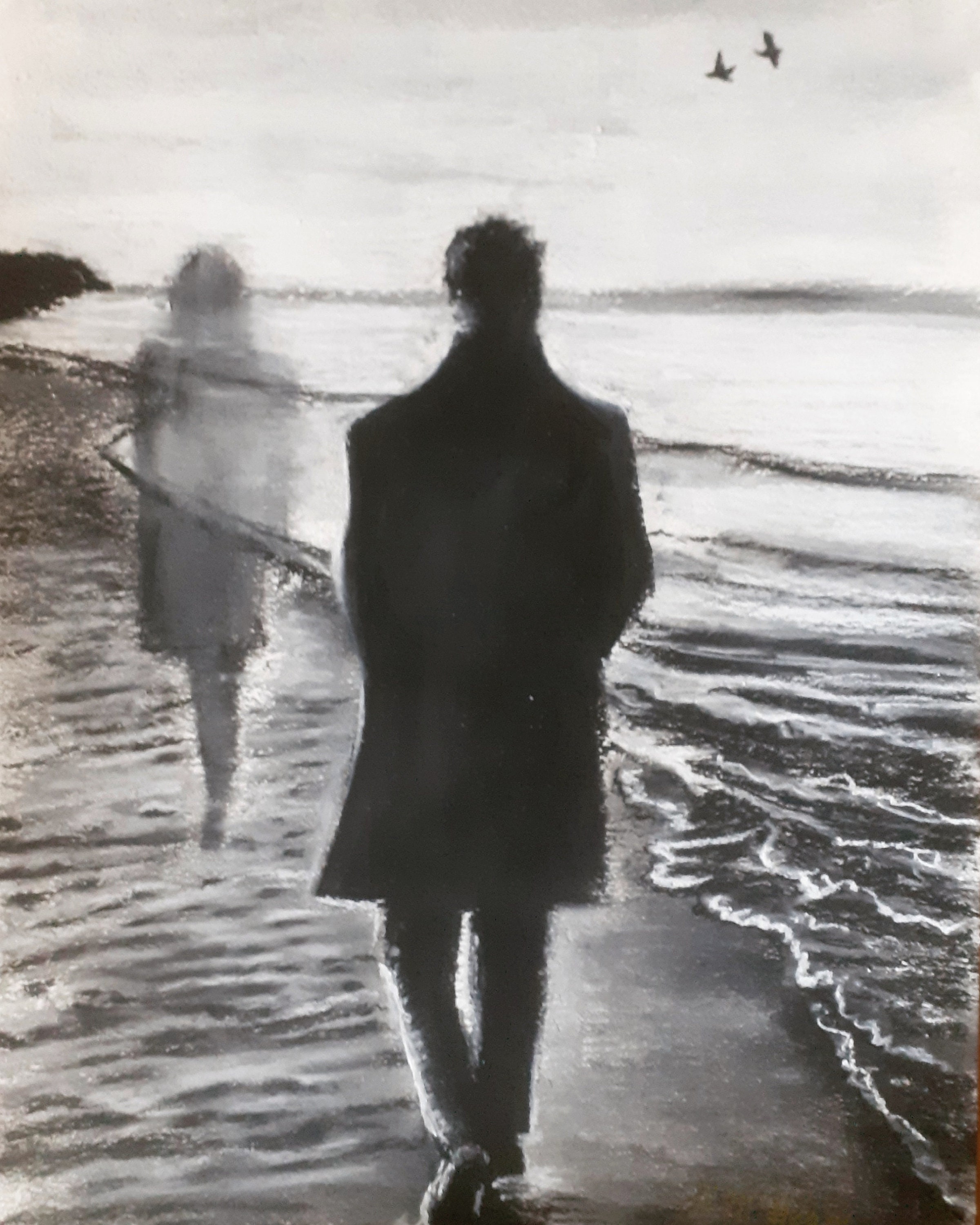 Original Signed Art by Andrew Mcadam. 'the Ghost of - Etsy