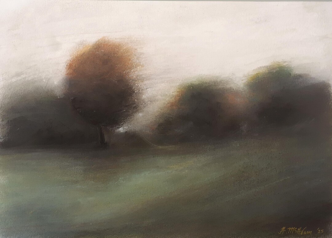 Wind and Trees. Original Signed Landscape Art by Andrew Mcadam ...