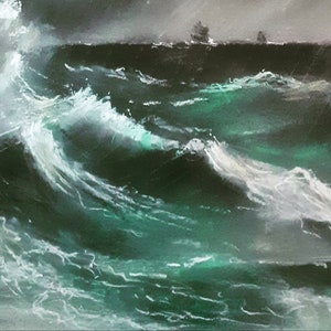 Storm. Original Signed Art by Andrew Mcadam. Unframed, Size A3. - Etsy
