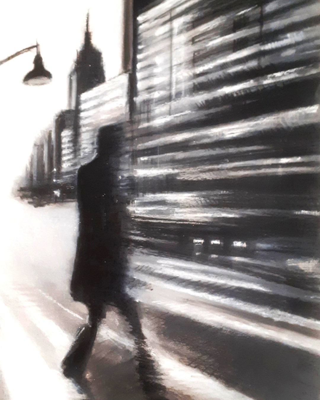 New York Time. Original Signed Art by Andrew Mcadam. Unframed, Size A3 ...