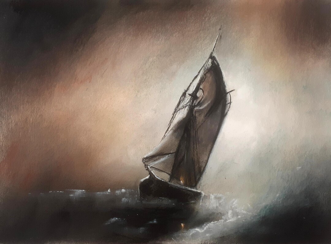 Dignity. Original Signed Seascape Art by Andrew Mcadam. Unframed, Size ...