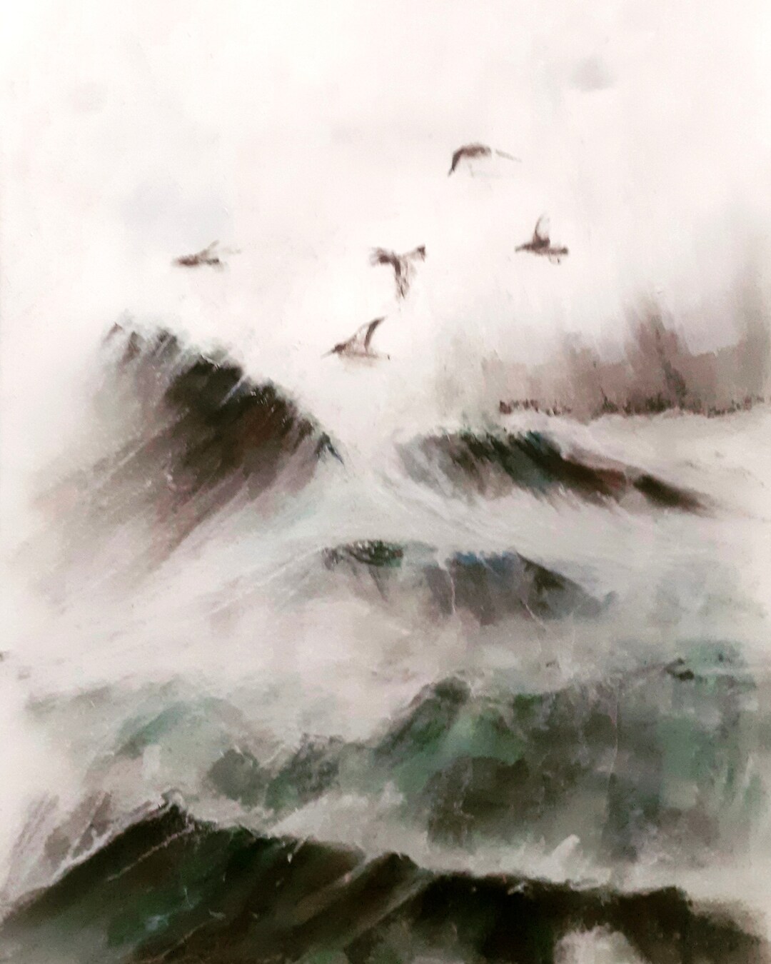 Impression Seascape. Original Signed Seascape Art by Andrew Mcadam ...