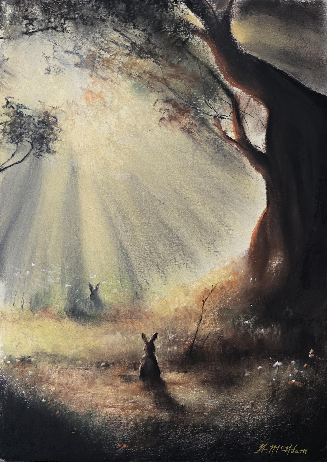 The Other Side (hazel and Fiver Reunited). High Quality Fine Art Print ...
