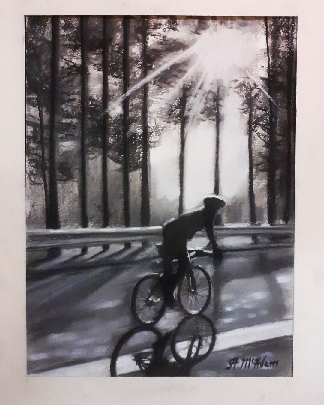 The High Road. Original Signed Art by Andrew Mcadam. Unframed, Size A3 ...