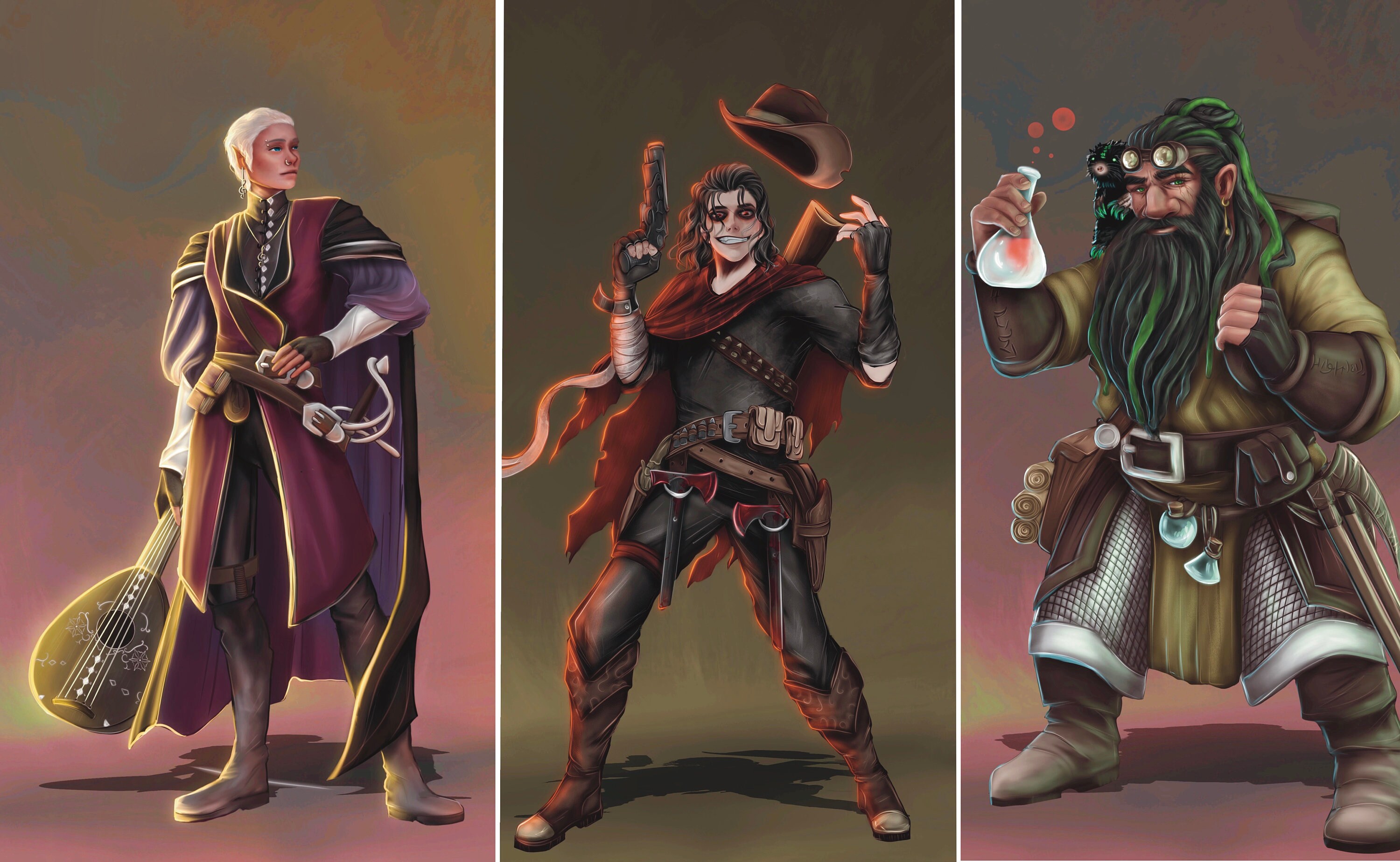 Custom Full Body D&D Character - Etsy