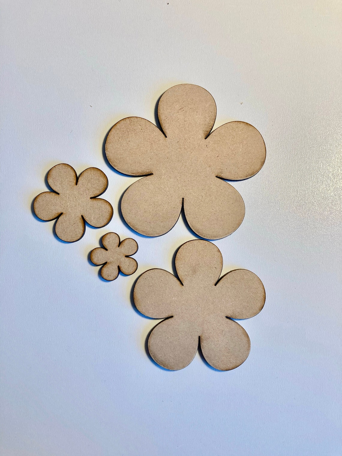 Formas artesanales de flores 5 flores de pétalos formas MDF | Etsy