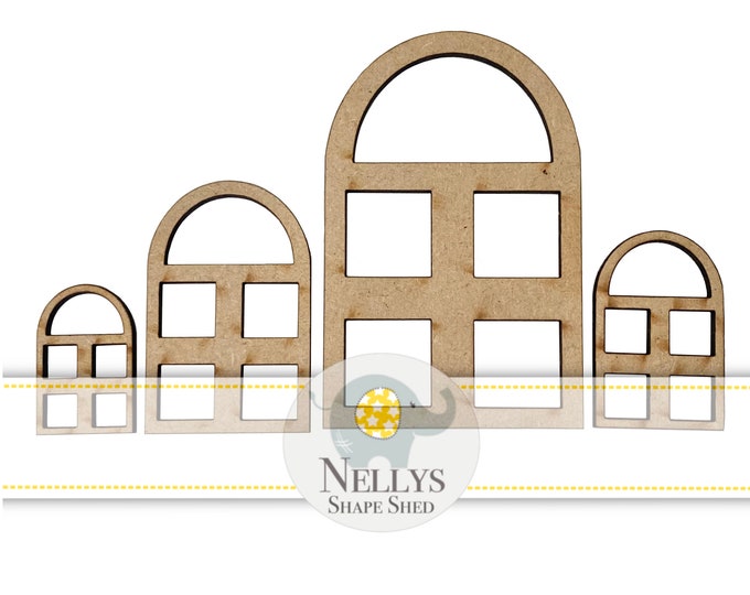 Arch Window Craft Shapes, Fairy Windows, MDF Shapes, Wooden Blanks ...