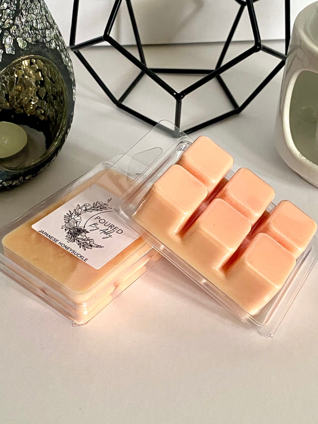 Japanese Honeysuckle Clam Shell Melts // Soy Wax Melts, Snap Block ...