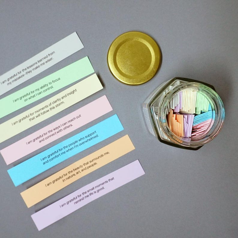 Gratitude Jar 70 Prompts - Transform Your Mindset and Uplift Your ...