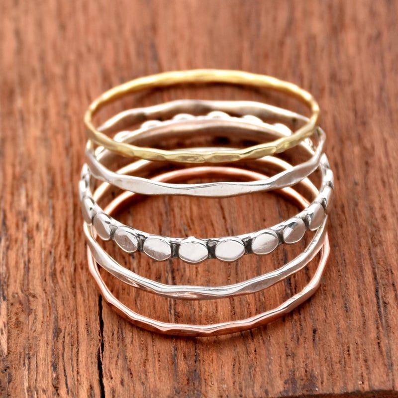 Stackable Rings - Etsy