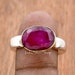 Indian Ruby Ring 925 Sterling Silver Ring Handmade Ring - Etsy