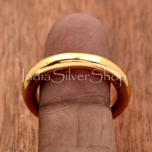 4 MM Band Ring 925 Sterling Ring Silver Stacking Ring Gold - Etsy