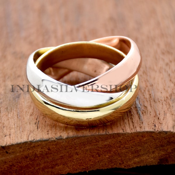 Triple Rolling Ring - Etsy