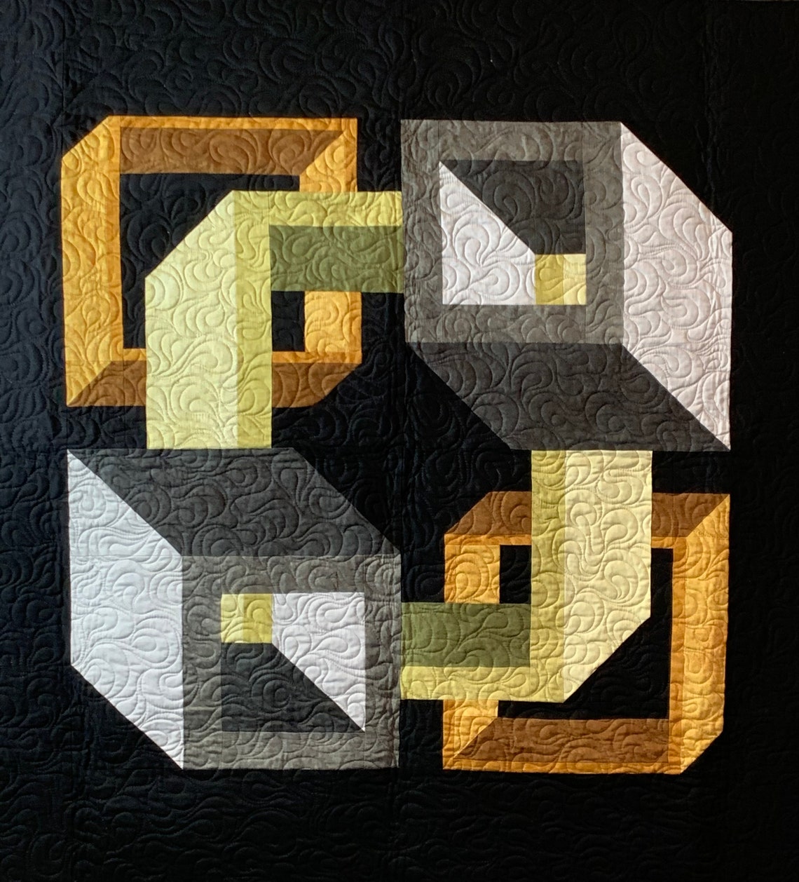 Passages in Neutral Quilt Pattern by the Guilty Quilter - Etsy