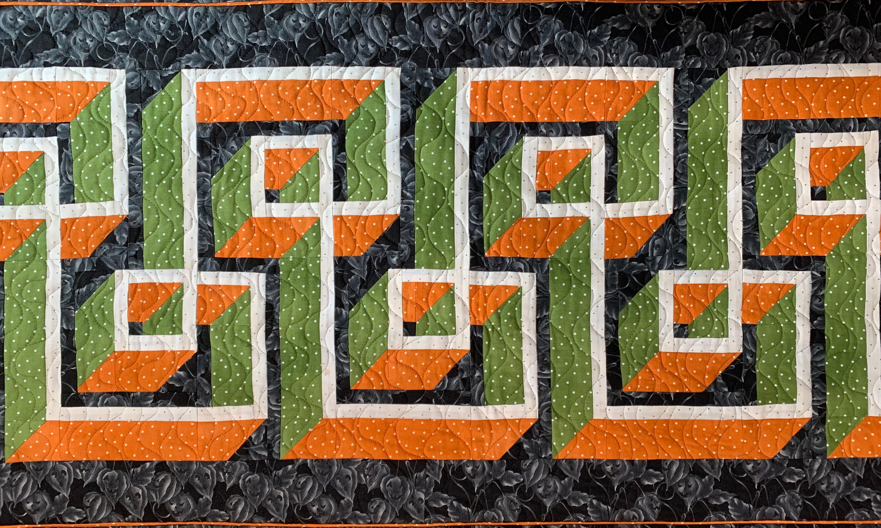 Table/bed Runner crescendo Quilt Pattern Signed by - Etsy