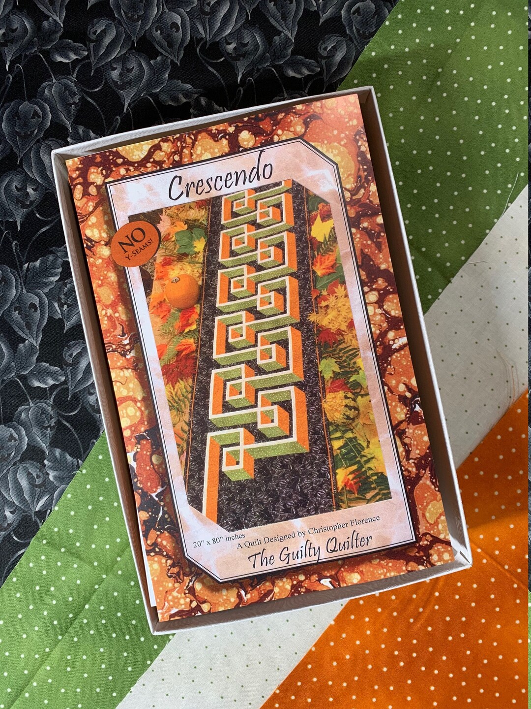 Crescendo Quilt Kit Halloween Theme by the Guilty Quilter - Etsy