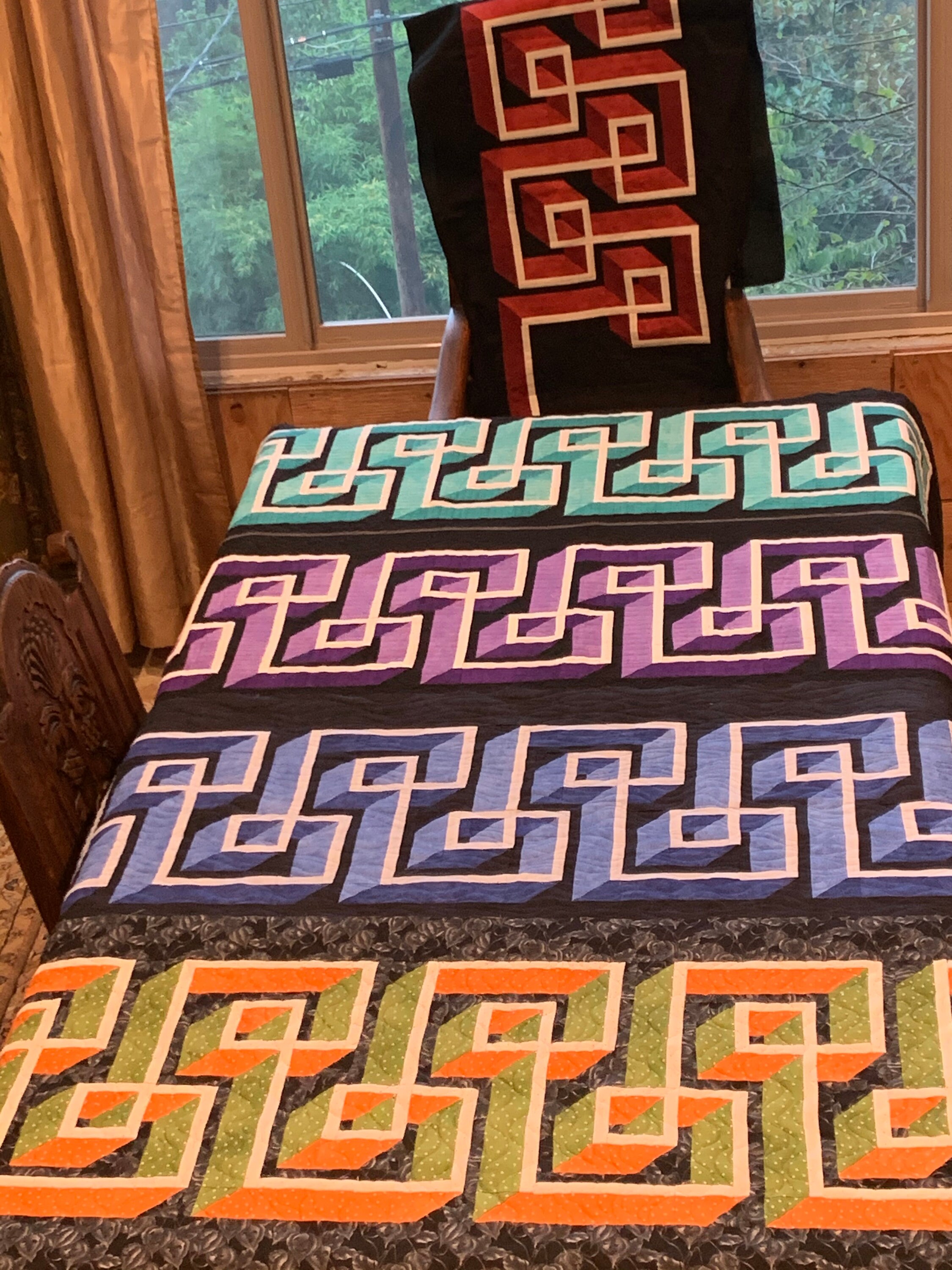 Table/bed Runner crescendo Quilt Pattern Signed by - Etsy