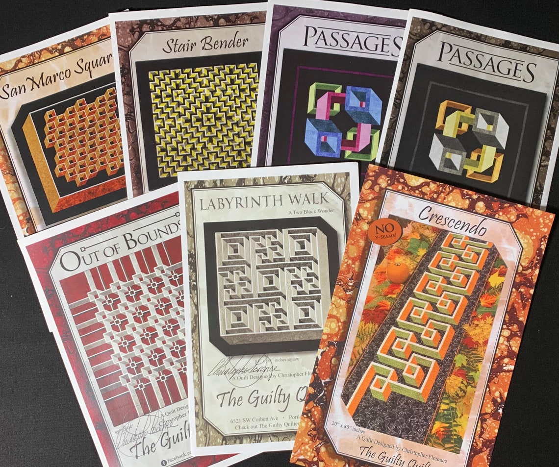 Passages in Neutral Quilt Pattern by the Guilty Quilter - Etsy