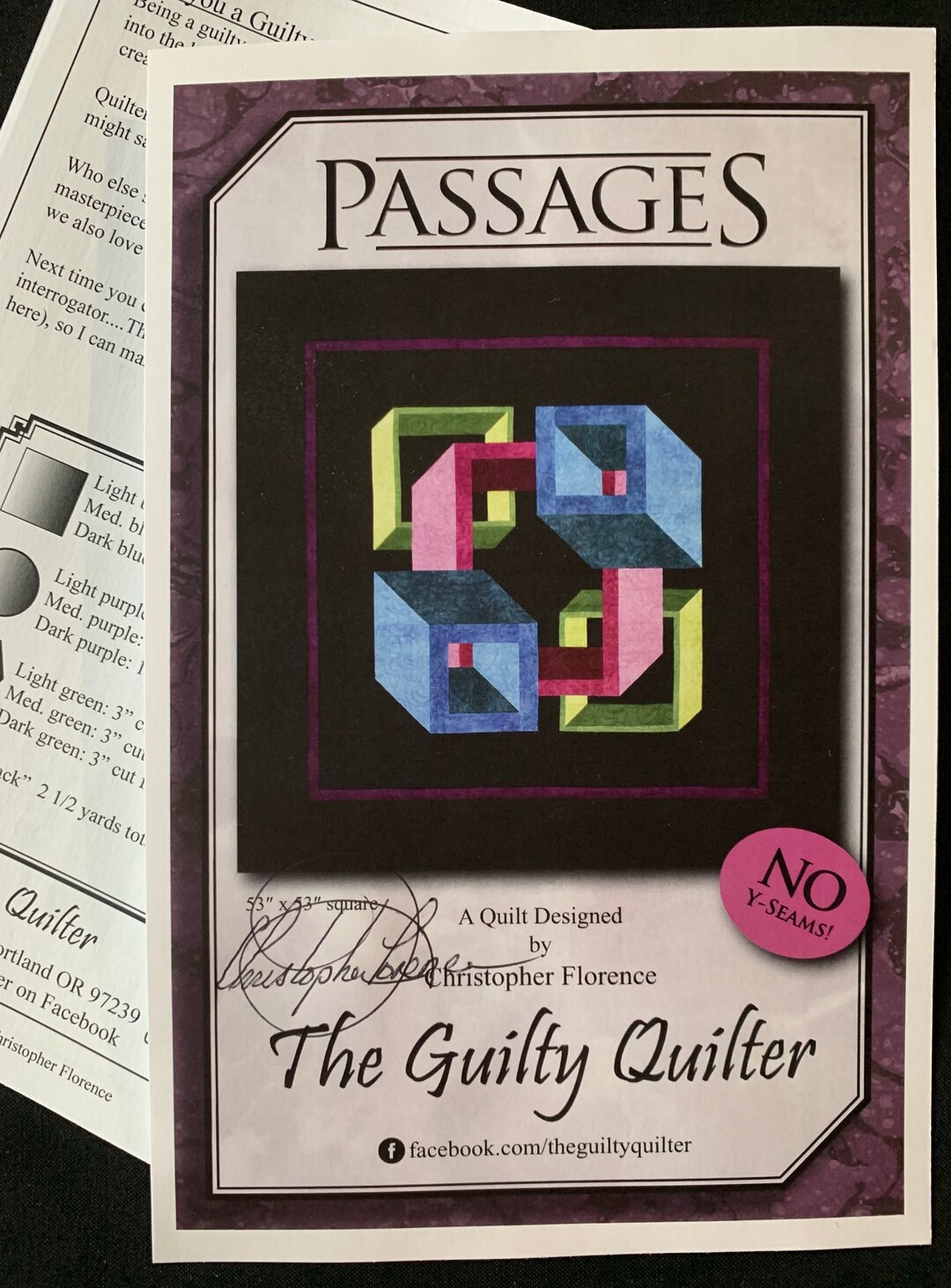 Passages in Colors Pattern by the Quilty Quilter - Etsy