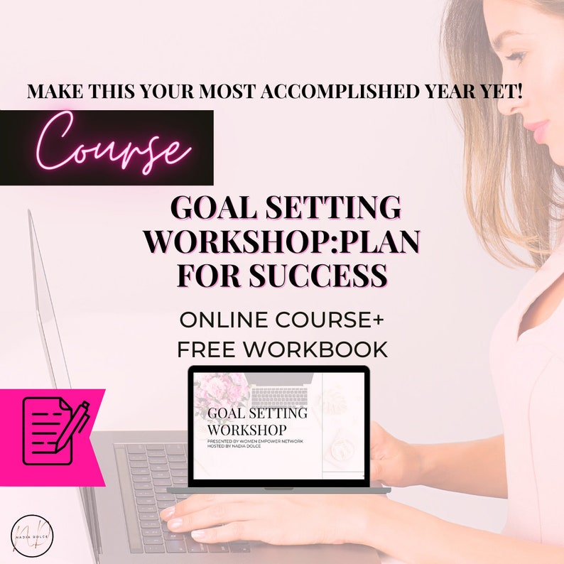 Goal Setting Workshop: Plan for Success Online Course With Workbook ...