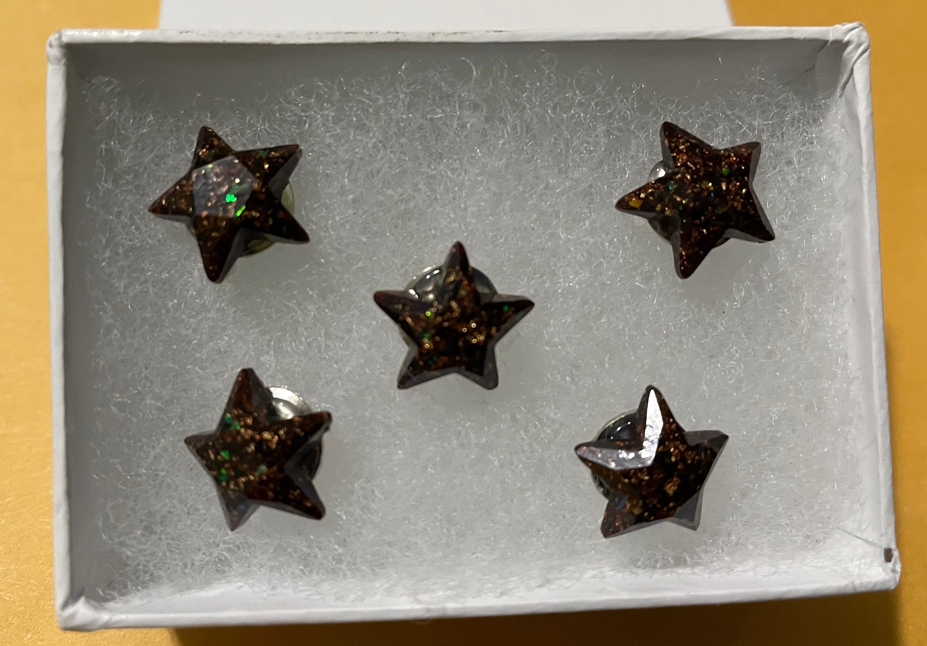 Flashy Star Push Pins - Etsy