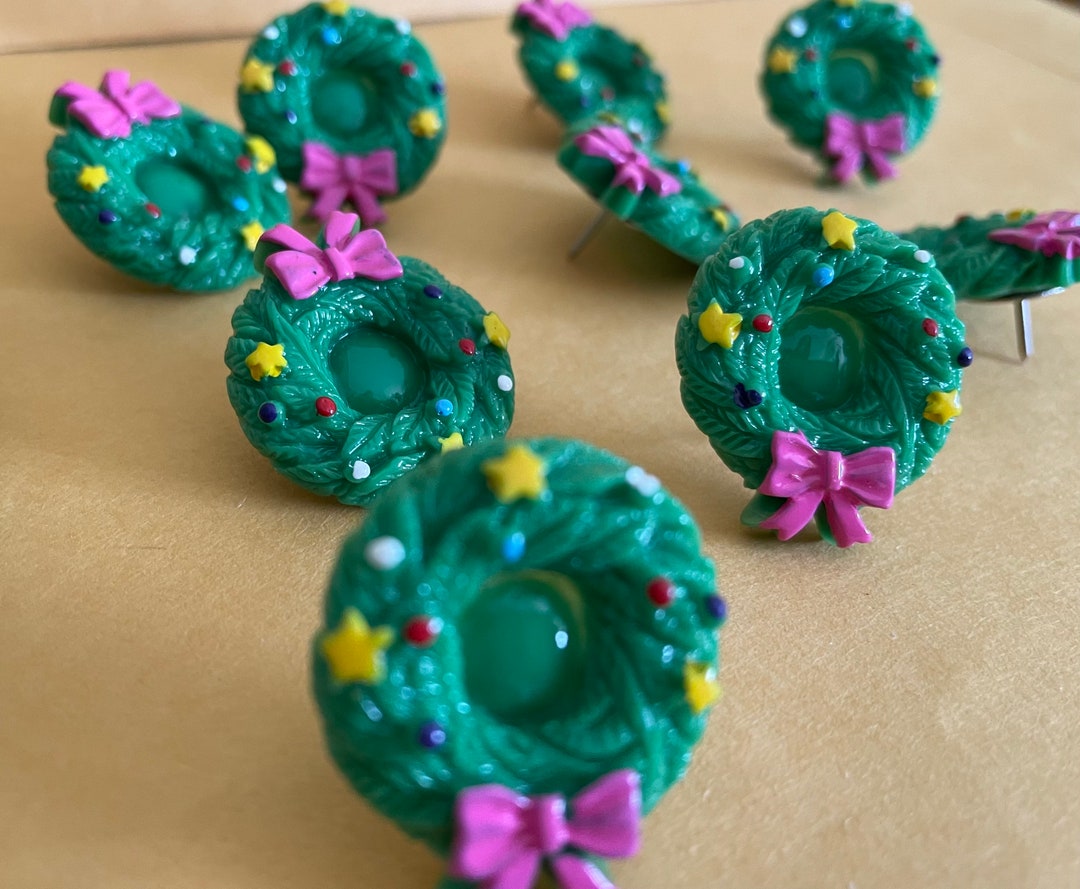 Christmas Wreath Push Pins - Etsy.de