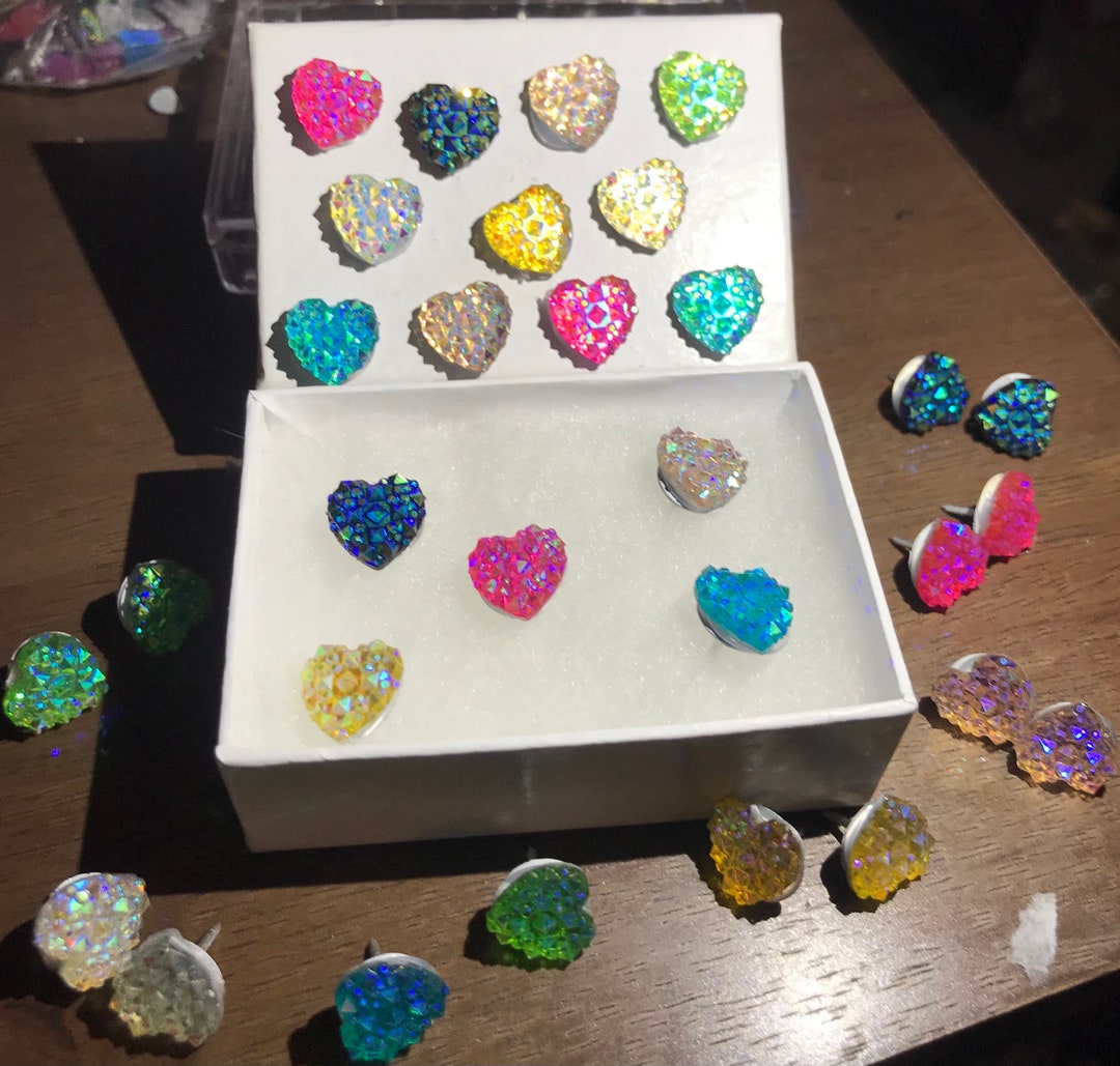 Heart Push Pins - Etsy