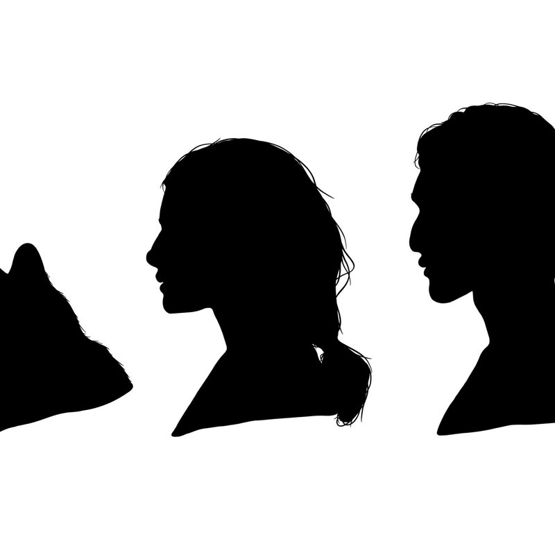 Silhouette Portrait - Etsy